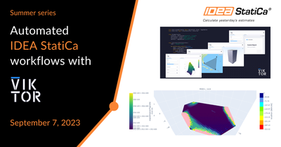 Automated IDEA StatiCa workflows with VIKTOR | IDEA StatiCa